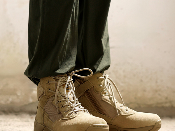 Men's Extra Wide Military Tactical Boots -Nortiv 8